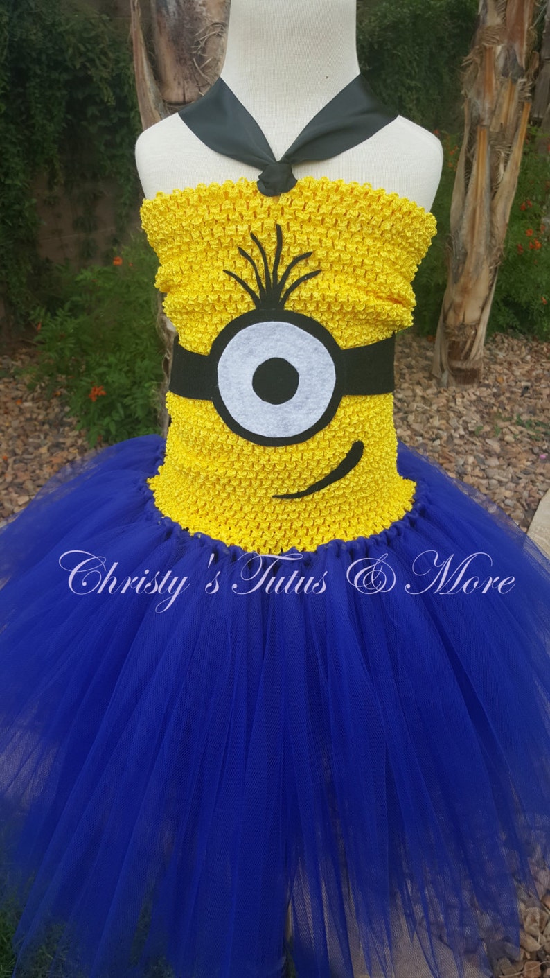Minion Tutu Dress/despicable Me Tutu/despicable Me - Etsy