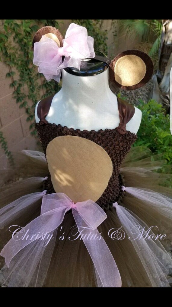 Baby Girl Monkey Costume