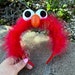 Red Monster Red Monster Hair Monster Headband Monster - Etsy