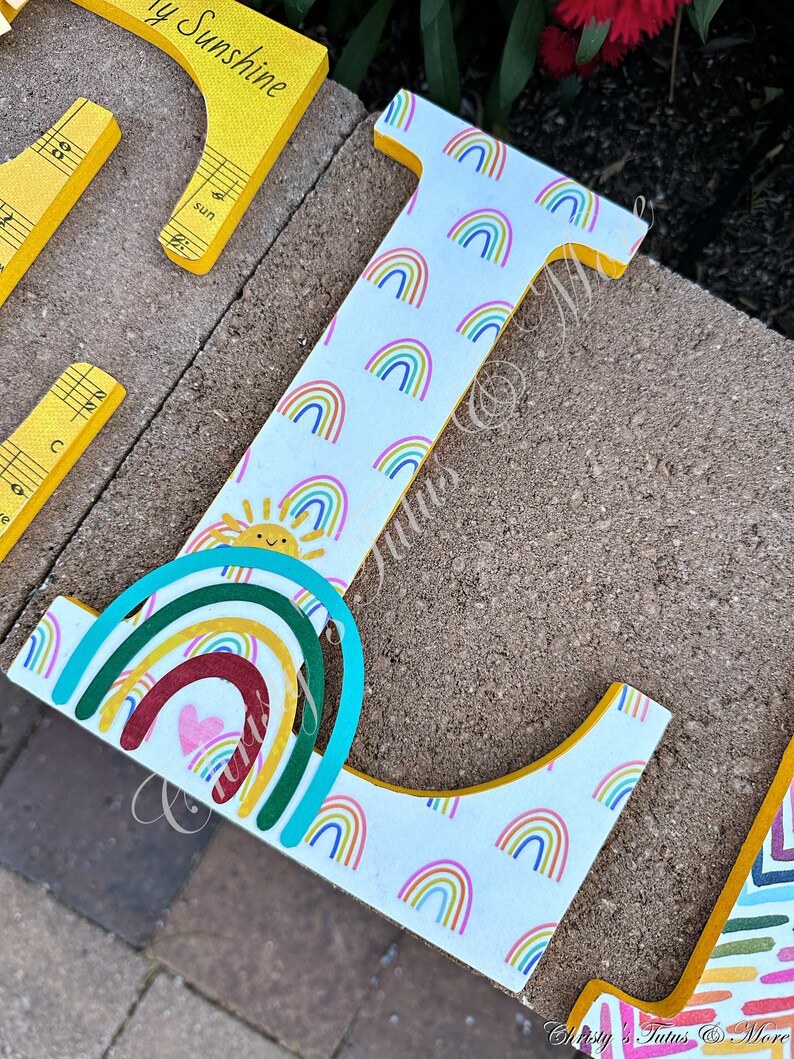 Letras decoradas con decoupage, Nombre personalizado para niño, Eres mi ...