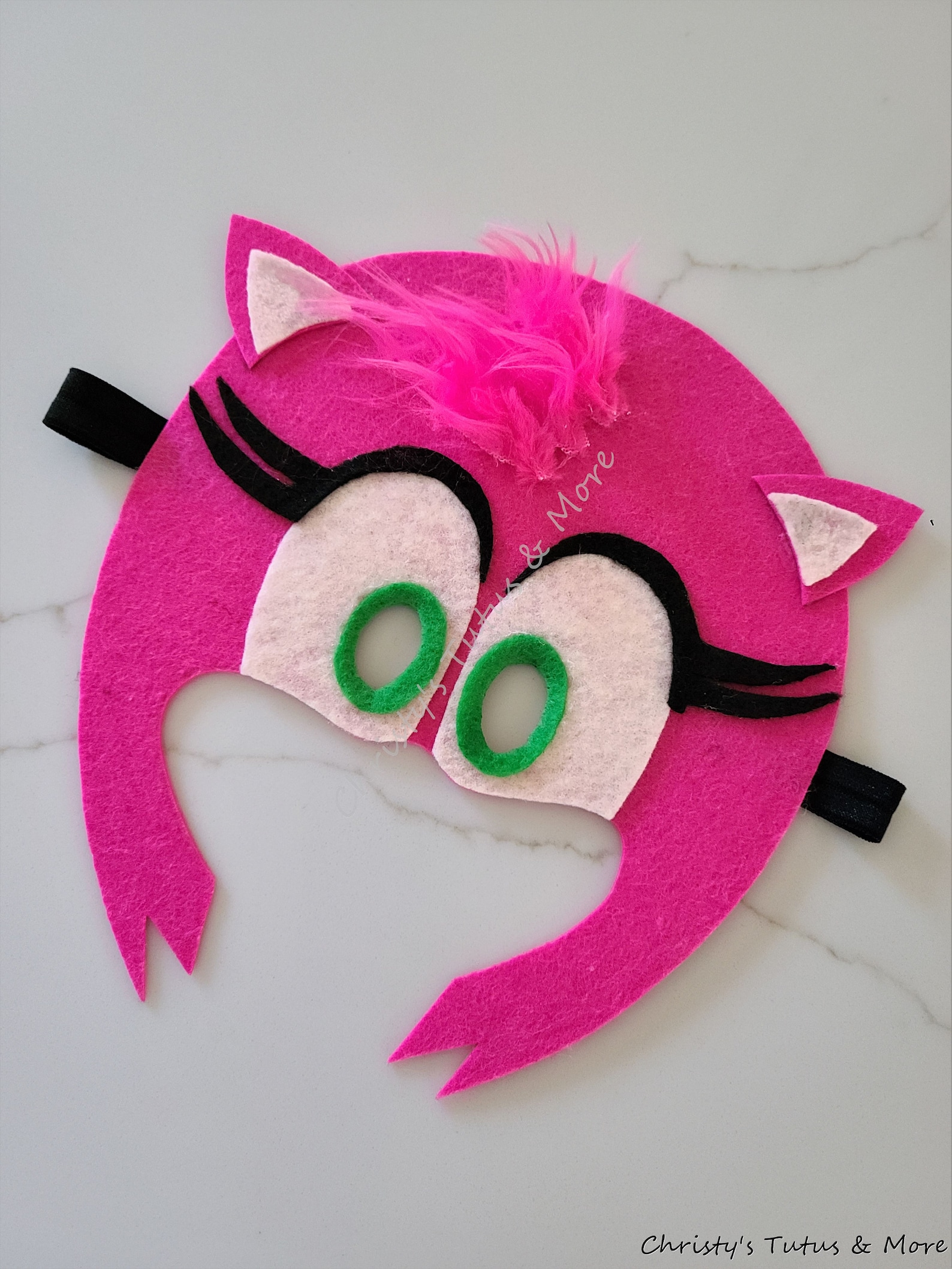 Amy Rose Mask/hedgehog Face/girl Hedgehog Costume/pink | Etsy