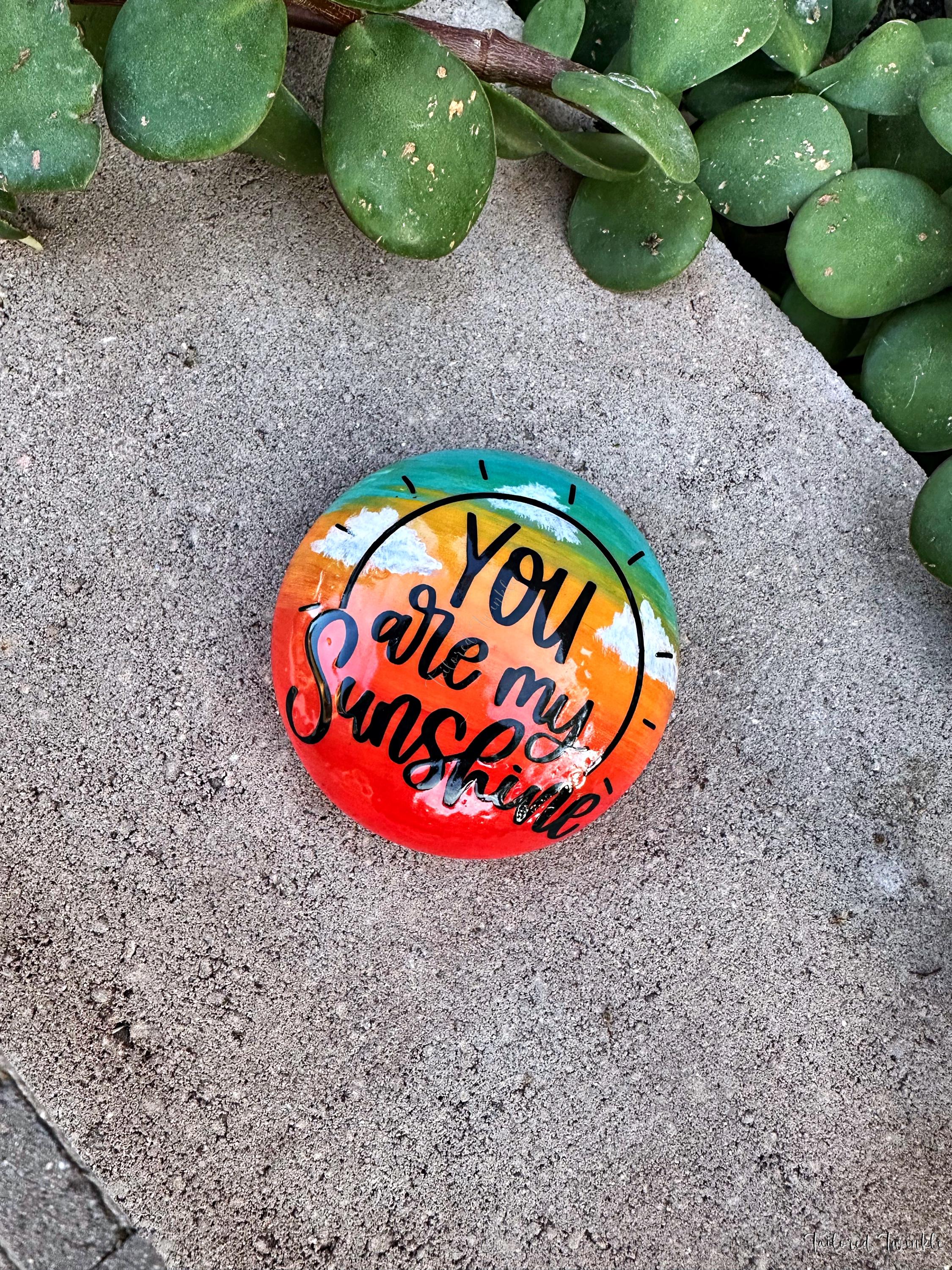 You Are My Sunshine, Positivity Rocks, Kindness Rocks, Friendship ...