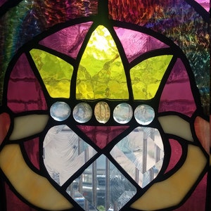 Celtic Claddagh Wood Framed Stained Glass - Etsy