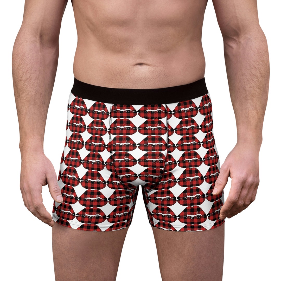 Fun Lips Men's Boxer Briefs, Custom Valentine Boxers, Valentine for Him ...