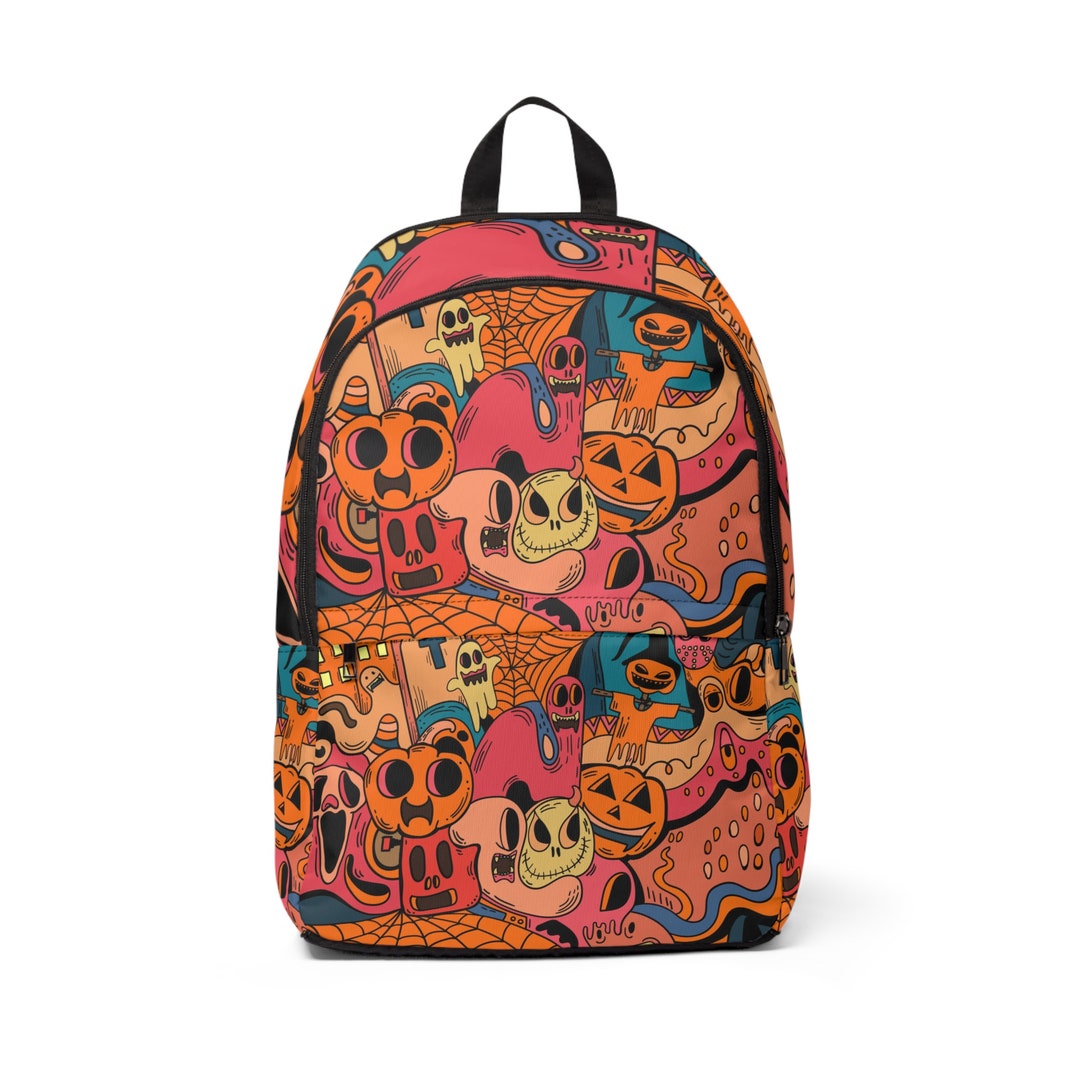 Beautiful Graffiti Art Unisex Fabric Backpack, Custom School Bag ...
