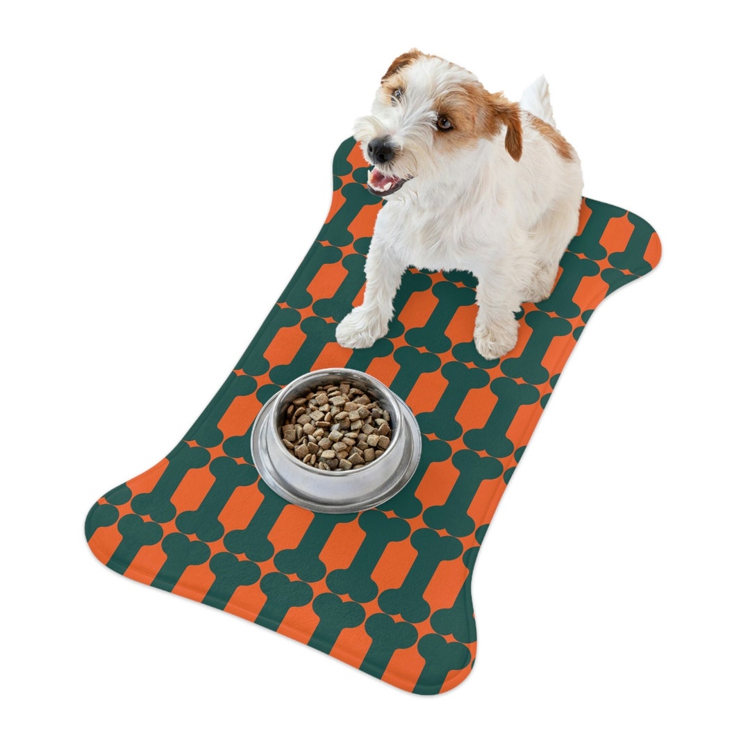 Dog Bone Shape Pet Feeding Mat, Pet Mats, Anti Slip Mats, Custom ...