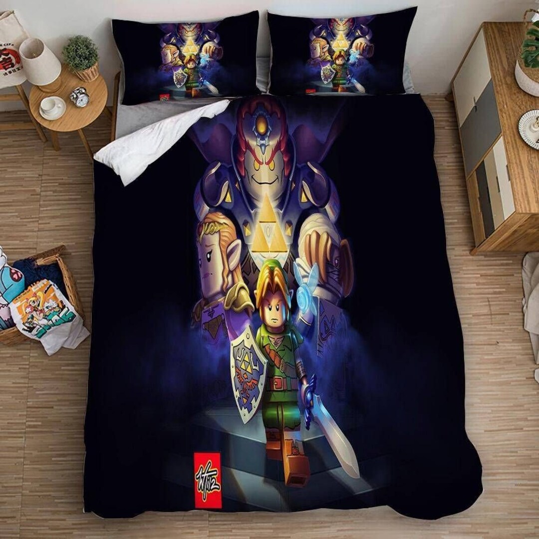 LEGO the Legend of Zelda 1 Duvet Cover Pillowcase Bedding Set - Etsy
