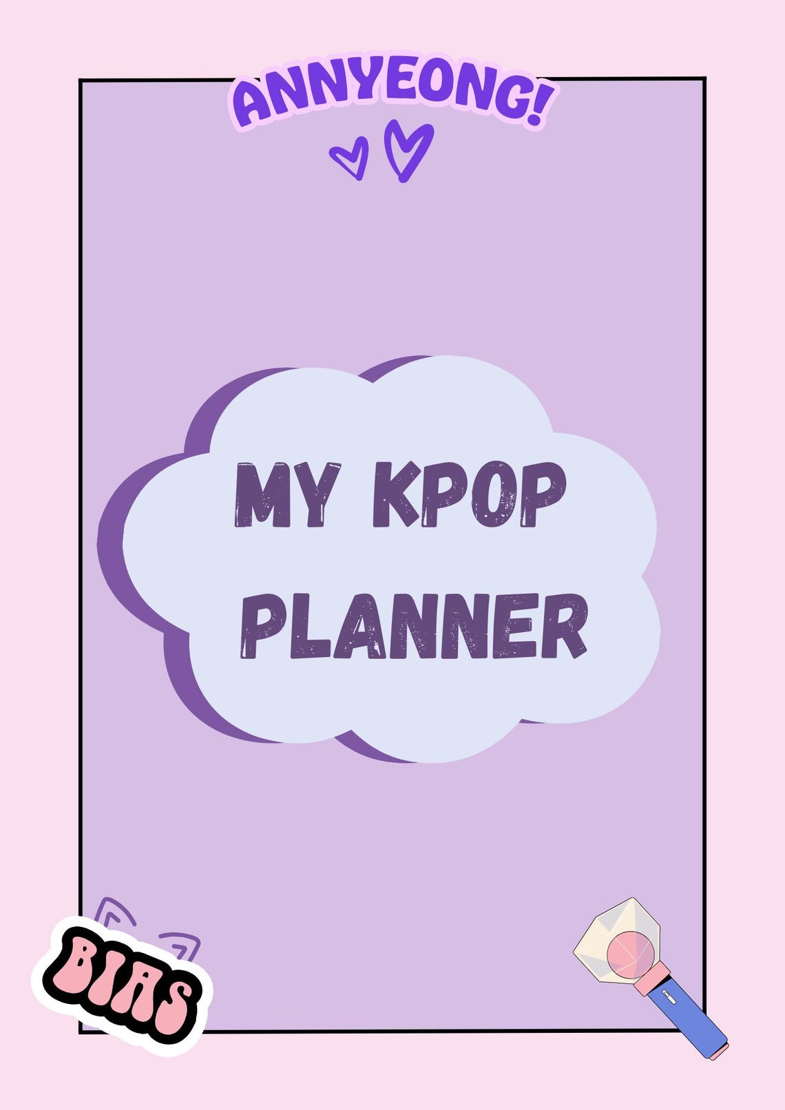 Kpop Annual Planner, Notes, Planning, Korean Pop, Korean Music, Digital ...