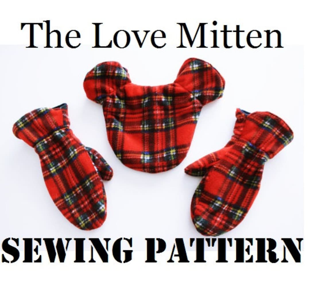 The Love Mitten Sewing Pattern . Smittens Pattern Mittens Pattern ...