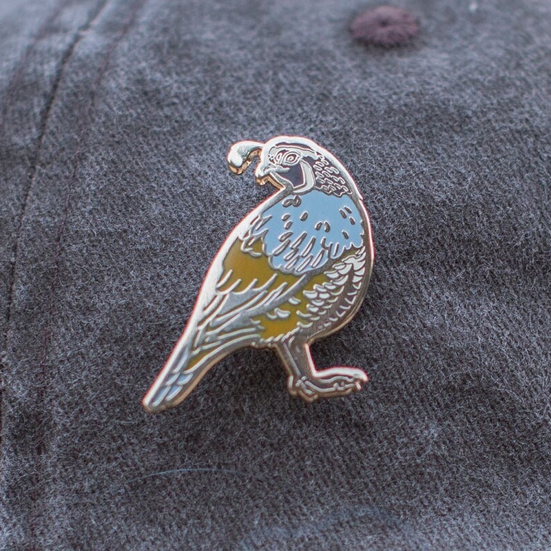 Bird Enamel Pin - Etsy