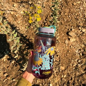 32oz Wide Mouth Nalgene Water Bottle: Prairie, Prairie Warbler, Bird ...