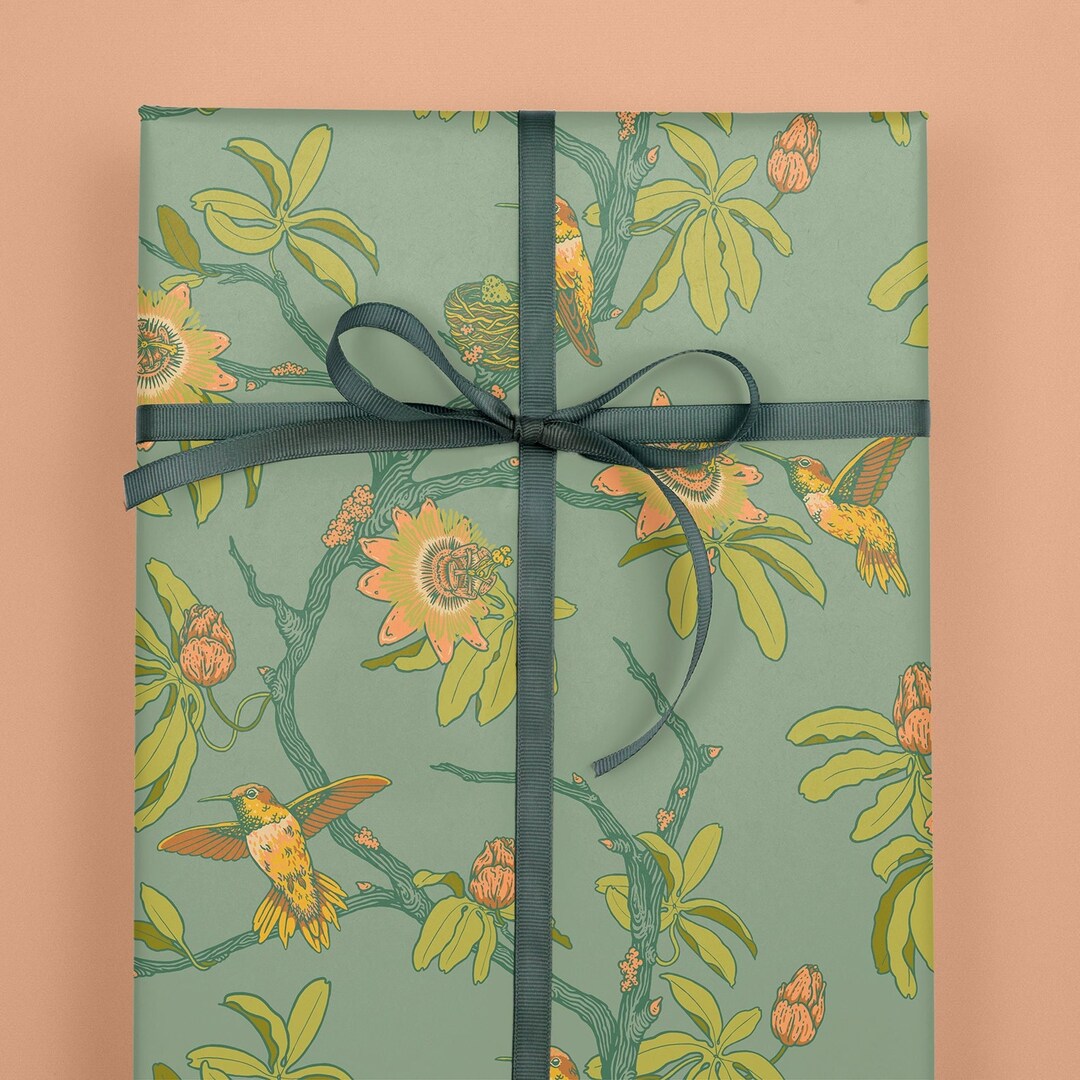 Roll of 3 Double-sided Recyclable Gift Wrap, Wrapping Paper, Sheets ...