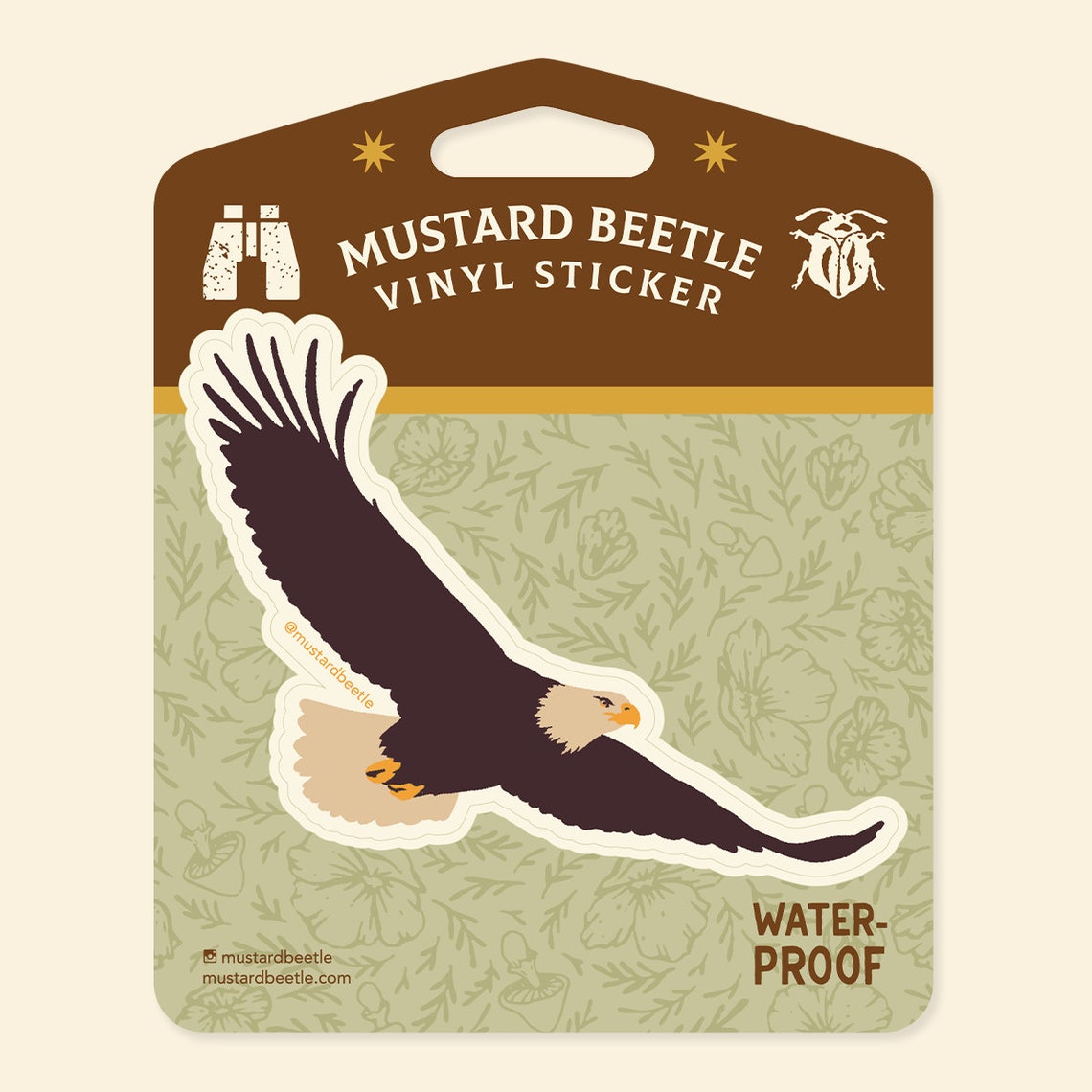 Sticker: Bald Eagle - Etsy
