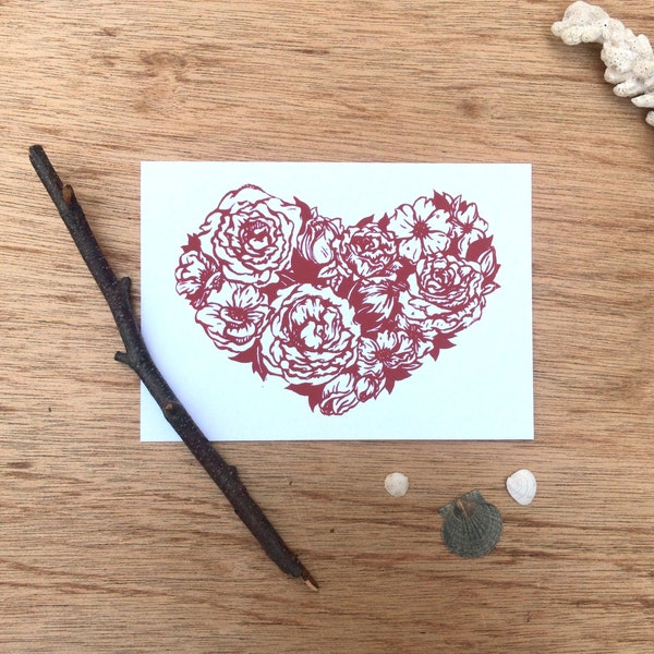 Screen Print Flowers - Etsy