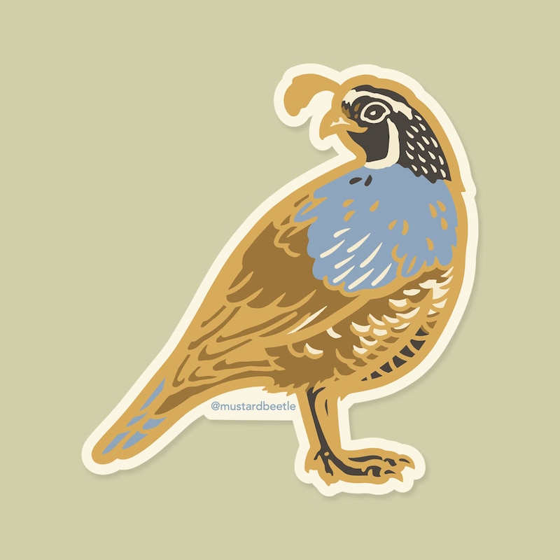 Quail Stickers - Etsy