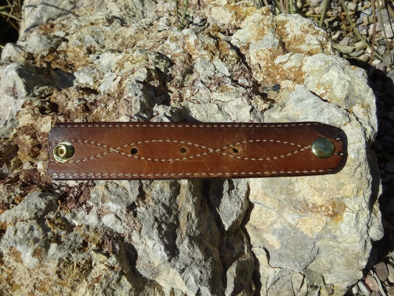 Brown Leather Cuff/southwestern Leather Cuff/rustic Cuff/mens Bracelet/womens Bracelet/leather ...