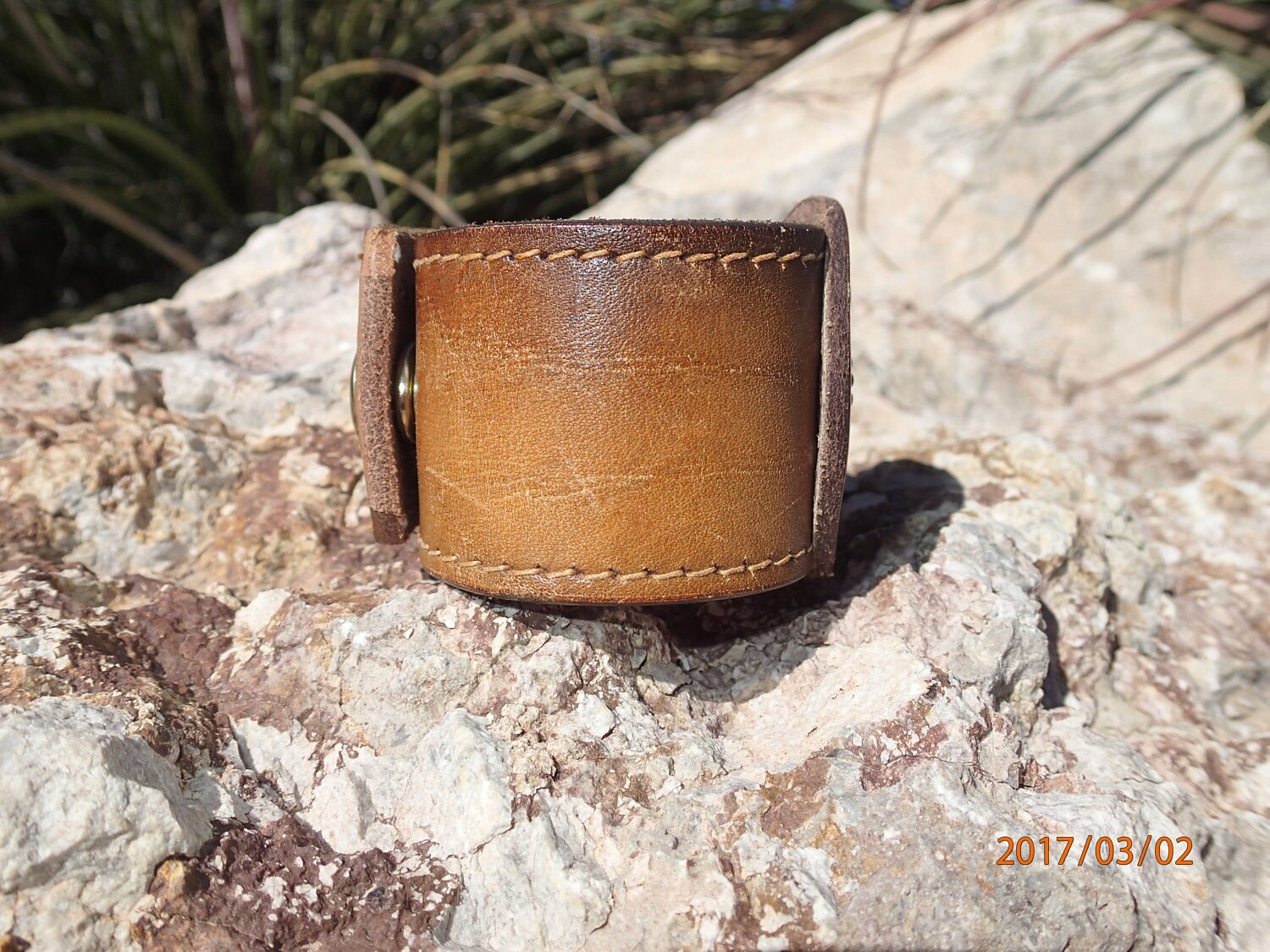 Brown Leather Cuff/southwestern Leather Cuff/rustic Cuff/mens Bracelet ...