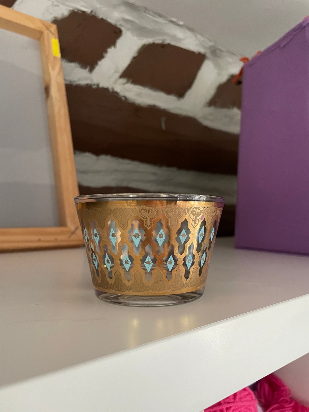 Vintage 1960s Culver Seville Glass Dip Bowl, Mid Century Culver Glass, 22k Gold - Etsy