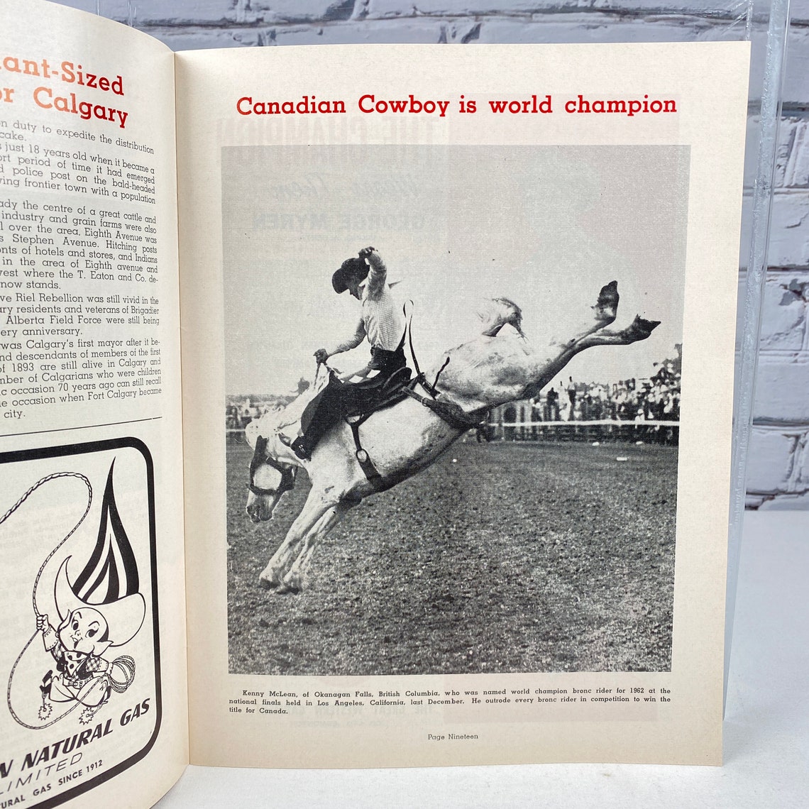 1963 Calgary Stampede Exhibition Program and Alberta Tourism | Etsy