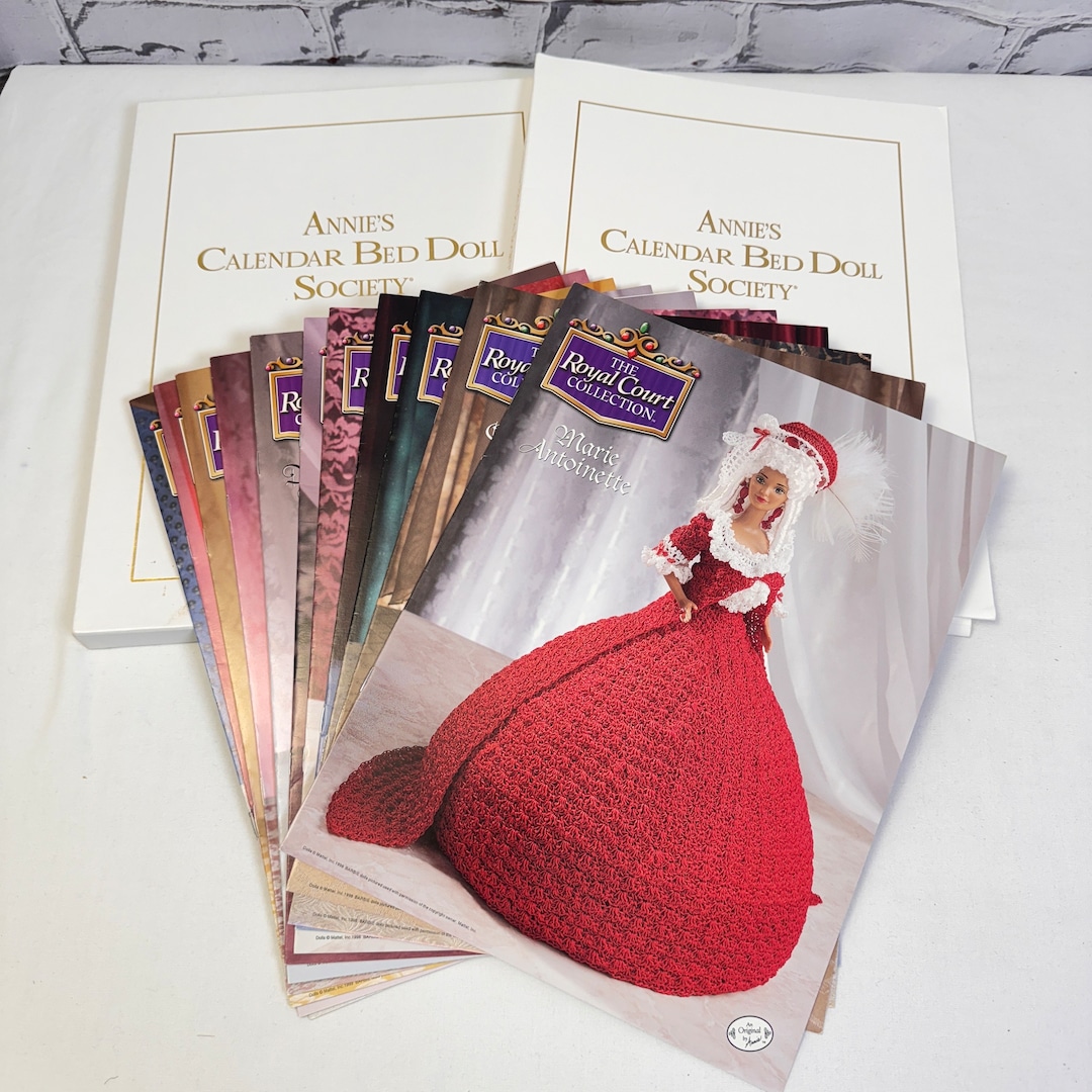 Annie's Attic Famous Queens Royal Court Dress Crochet Pattern Set ...