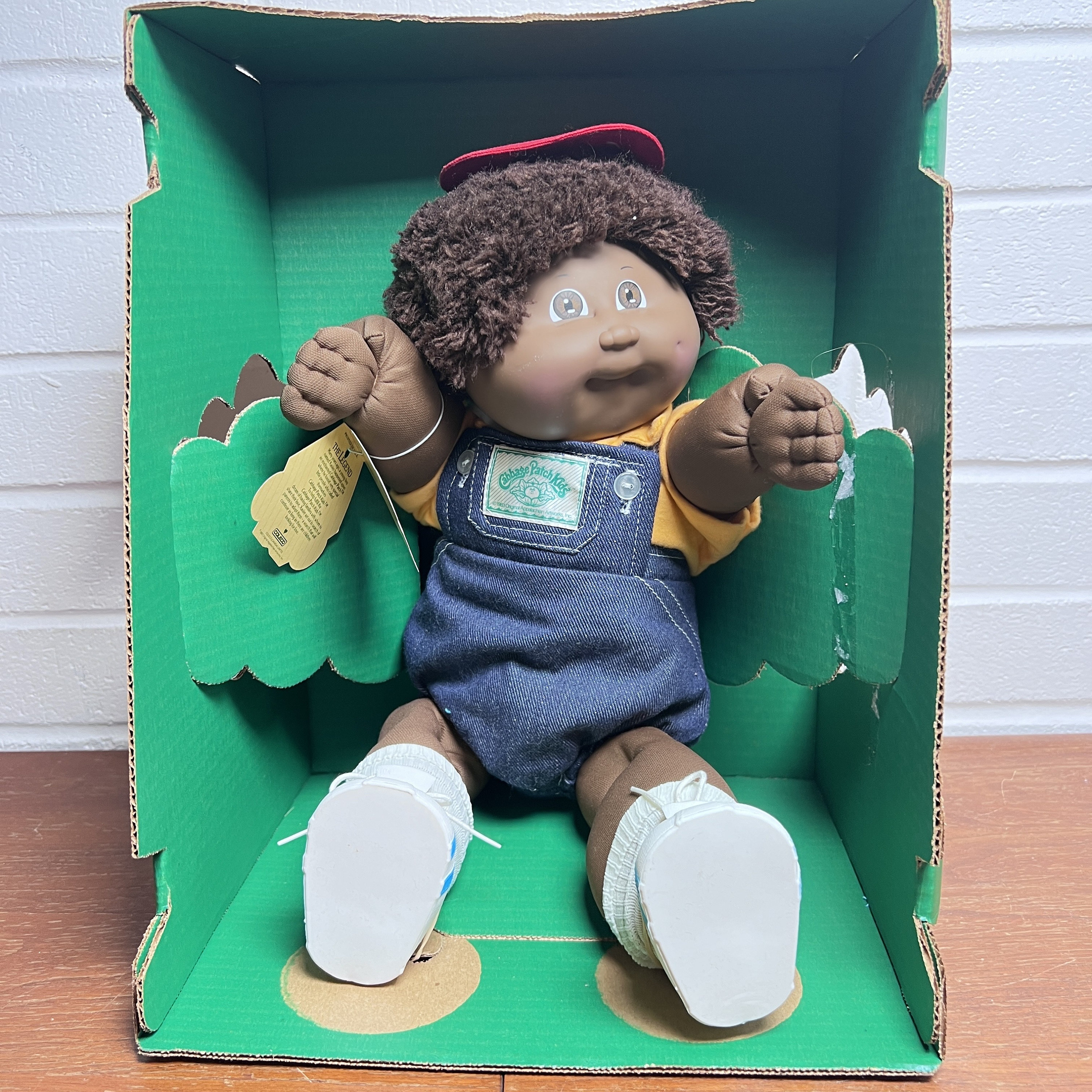 Vintage 1983 Black African American Boy CABBAGE PATCH Doll With ...
