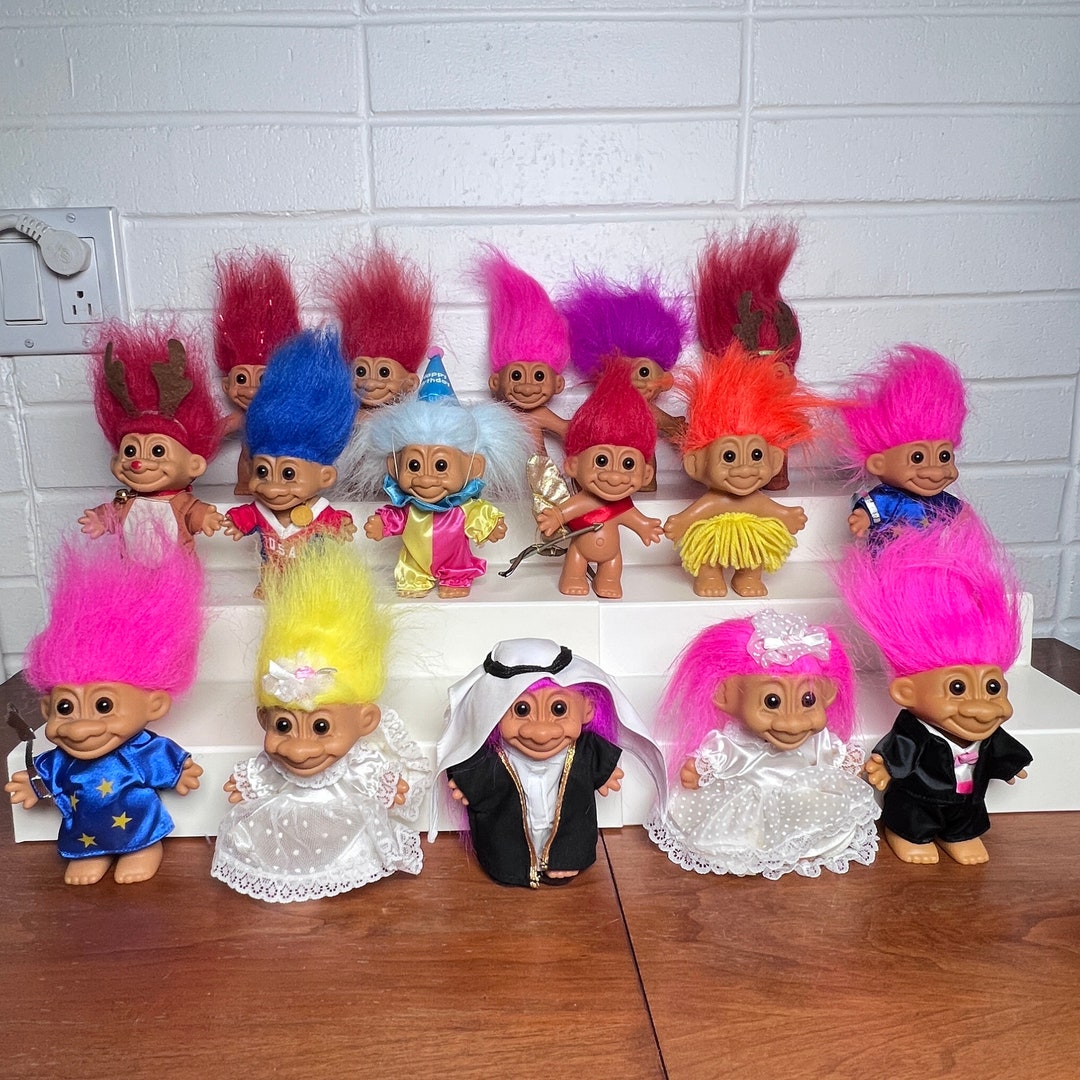 Lot of 16 Vintage 6 Russ Troll Dolls - Etsy