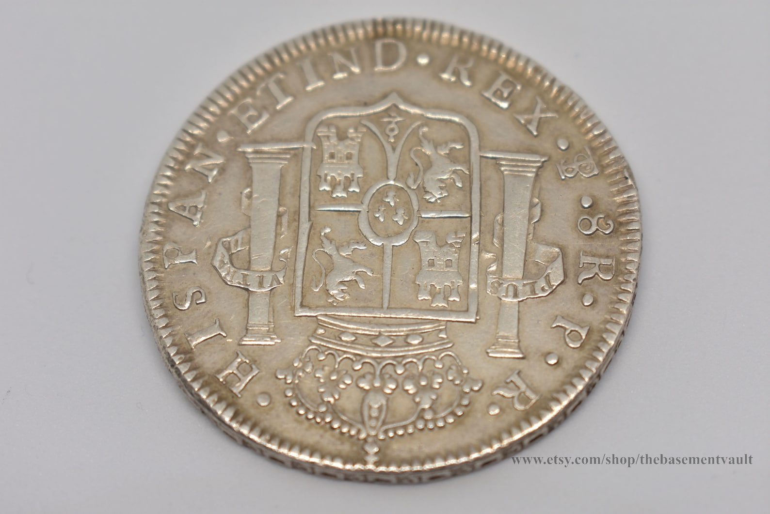 1778 Spanish Silver 8 Reales Coin Pieces of Eight Potosi | Etsy