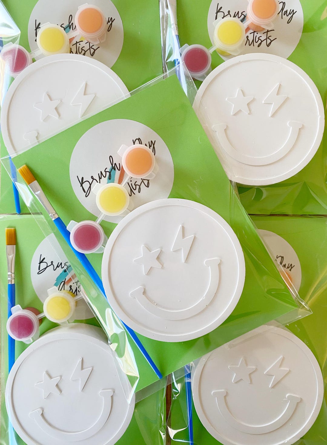 Paint Your Own Plaster Smiley Face Kit - Etsy