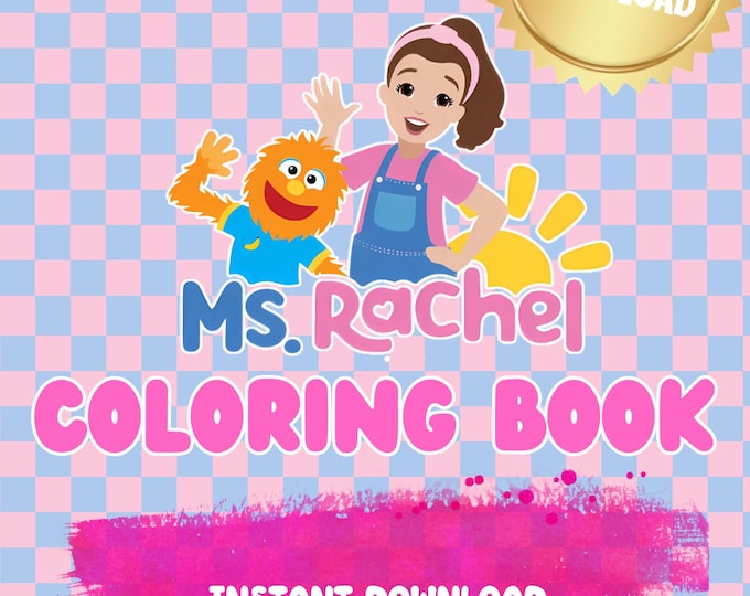 Ms. Rachel Coloring Book – Digital Download (printable PDF) - Etsy