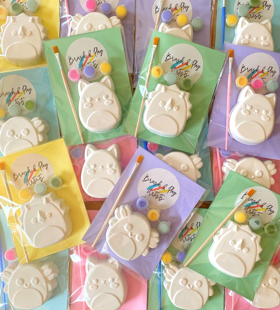 Paint-your-own Squish Kit – DIY Kids’ Craft | Birthday Party Favor ...