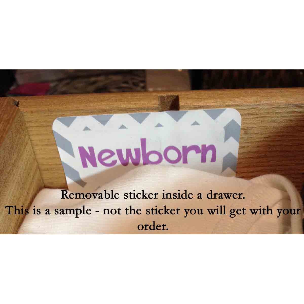 Clothes Drawer Dividers Stickers Dresser Labels Inside Dresser - Etsy