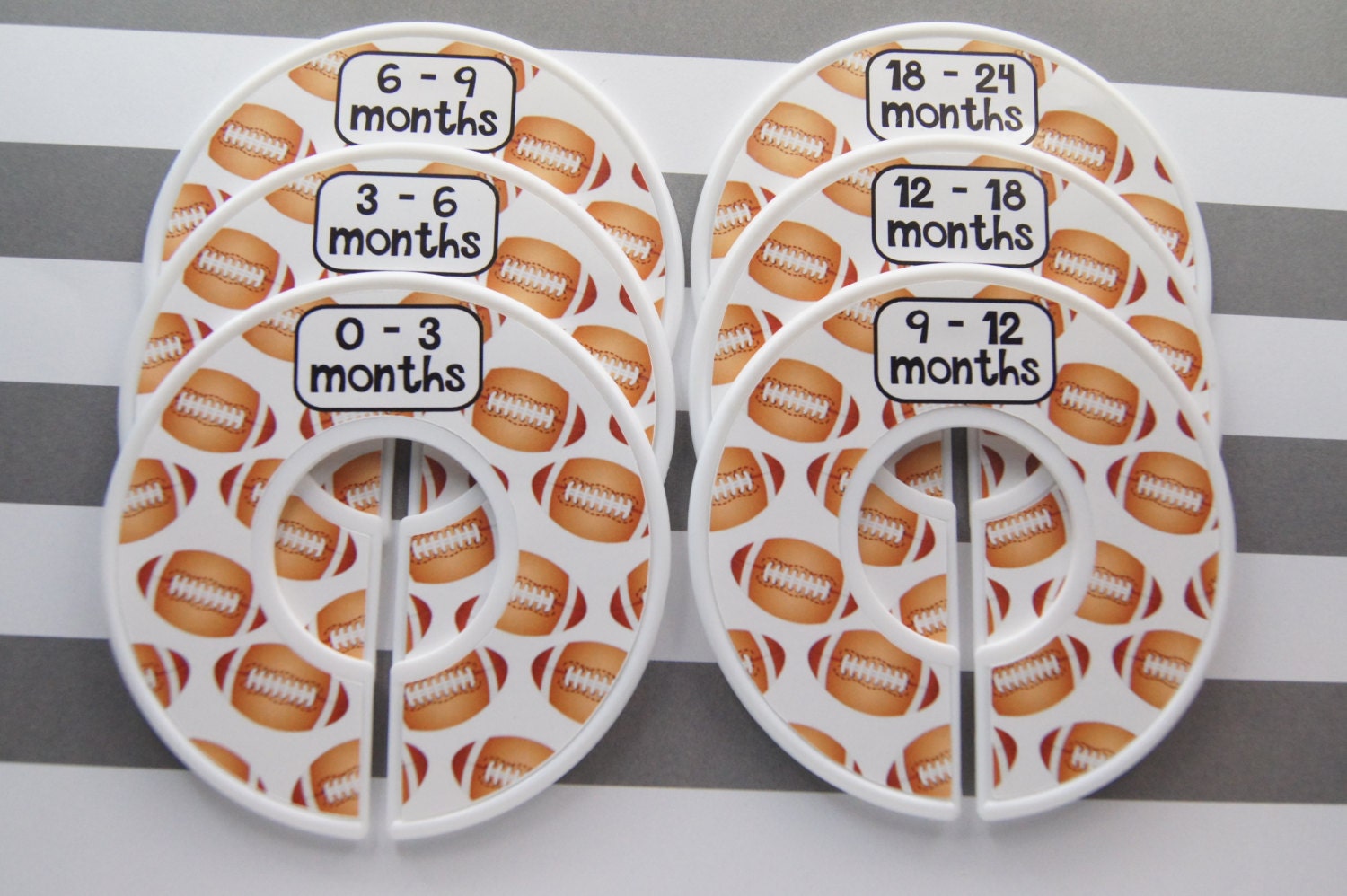 Custom Baby Closet Dividers Football Nursery Sports Nursery | Etsy