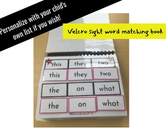 Sight Word Binder - Etsy