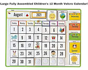 Velcro Calendar - Etsy