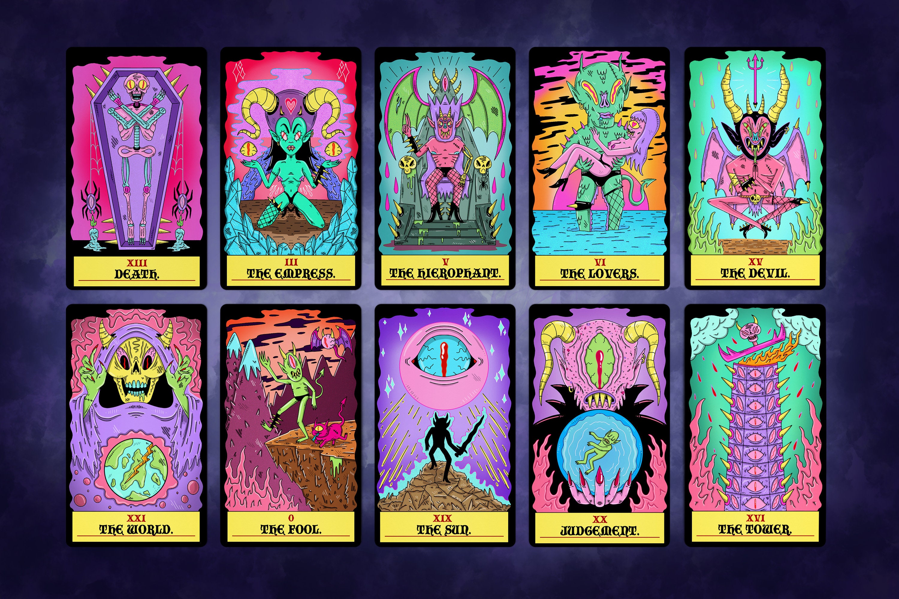 The Wizard's Tarot | Etsy