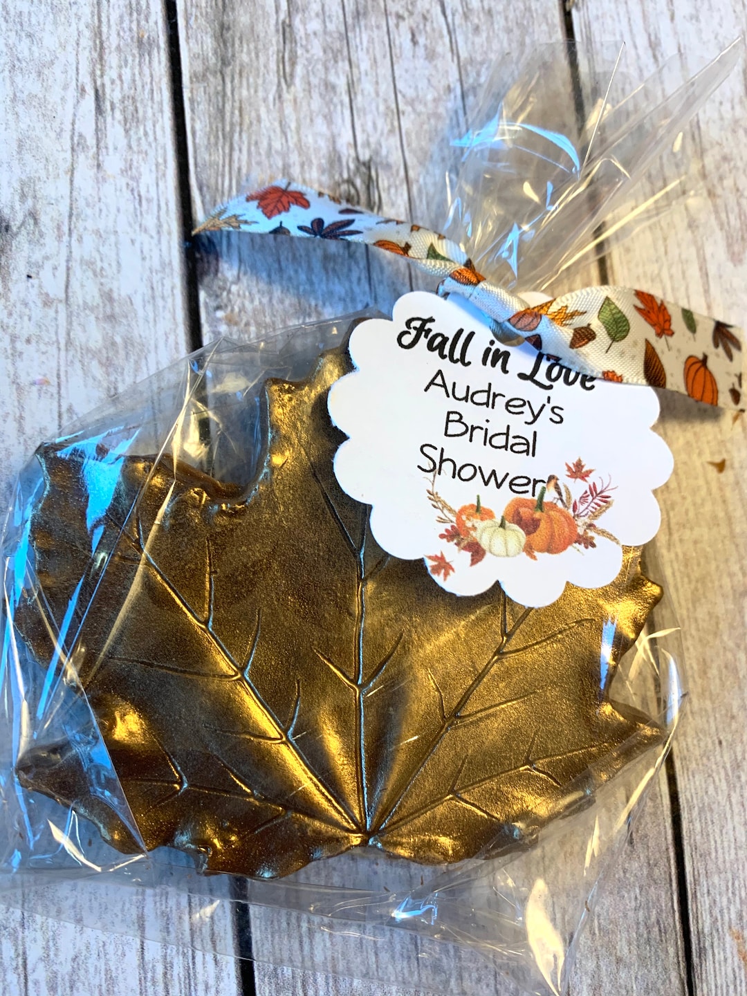 Chocolate Leaf Party Favors - Fall Wedding Favor - Autumn Party Favor ...