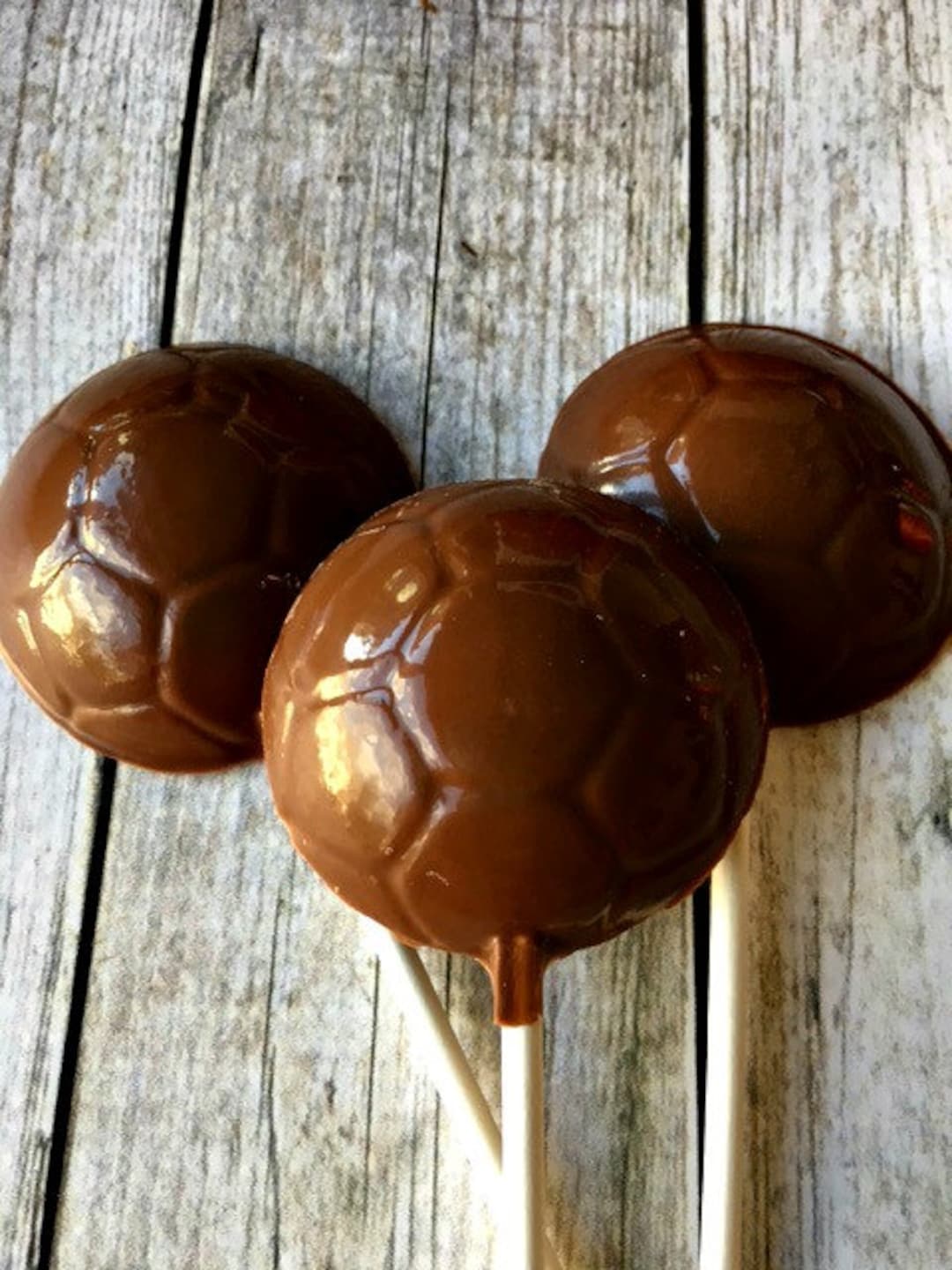 Chocolate Soccer Ball Lollipops - Soccer Party Favor - Soccer Banquet ...