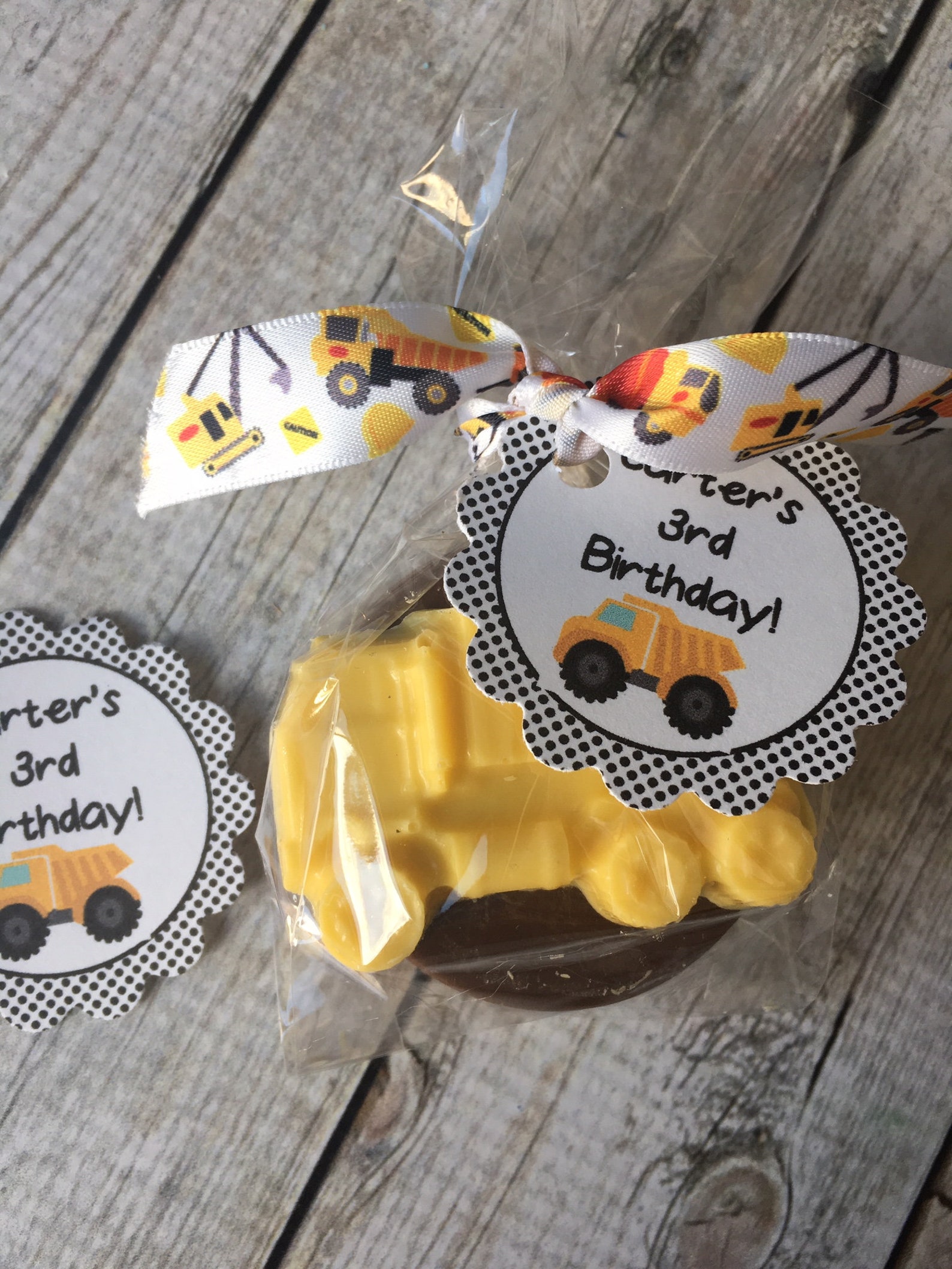 Dump Truck Chocolate Covered Oreos Construction Party Favor - Etsy
