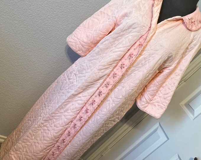 Vintage Sears at Home Baby Pink Housecoat Robe - Etsy