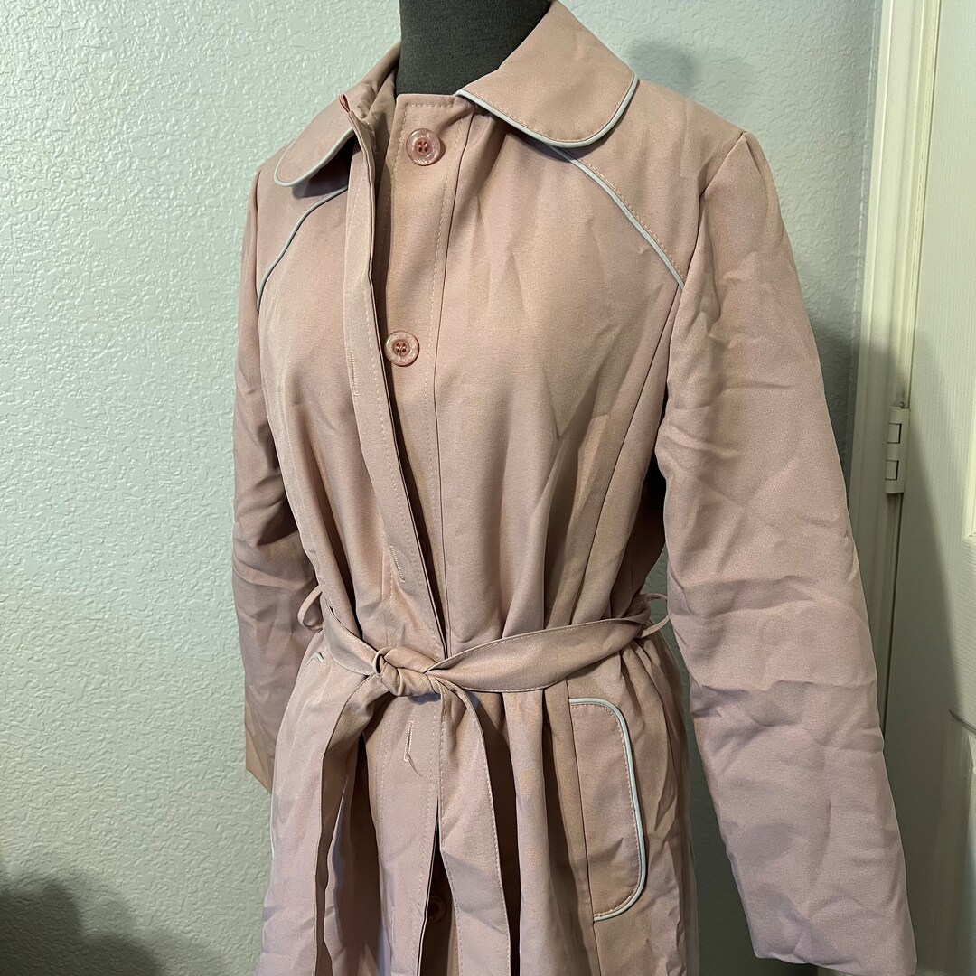Rose Trench Vintage all Weather Coat - Etsy