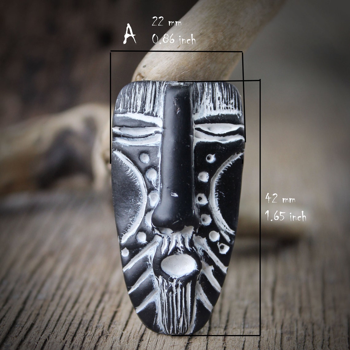 African Mask Charms Black Ethnic African Mask Jewelry Making - Etsy