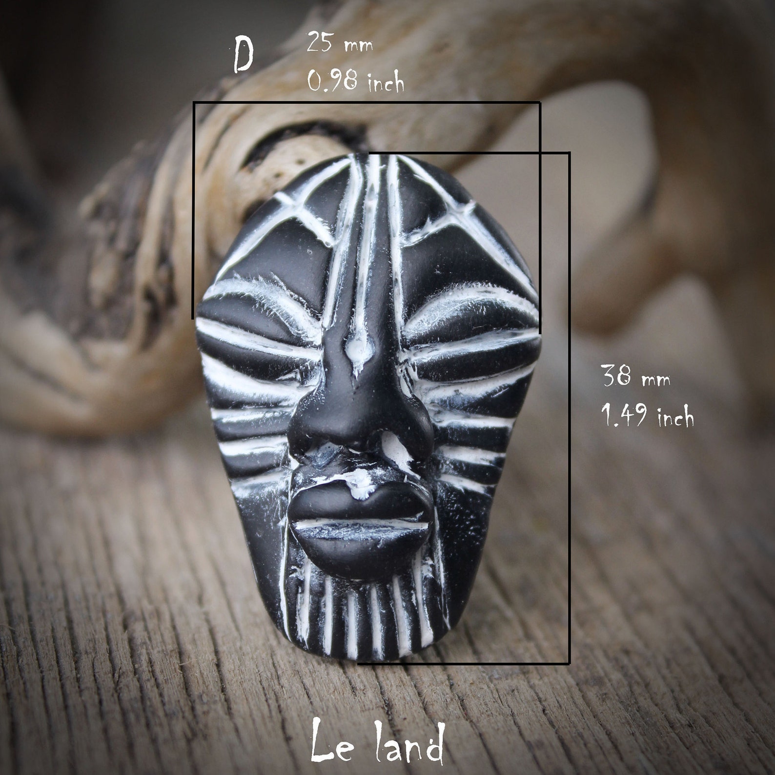 African Mask Charms Black Ethnic African Mask Jewelry Making - Etsy