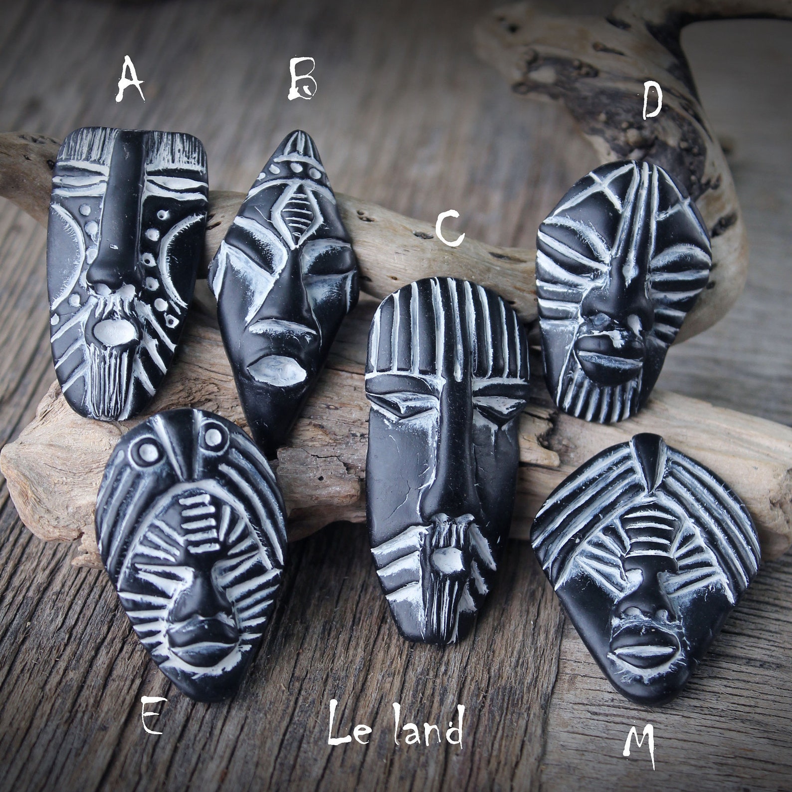 African Mask Charms Black Ethnic African Mask Jewelry Making - Etsy