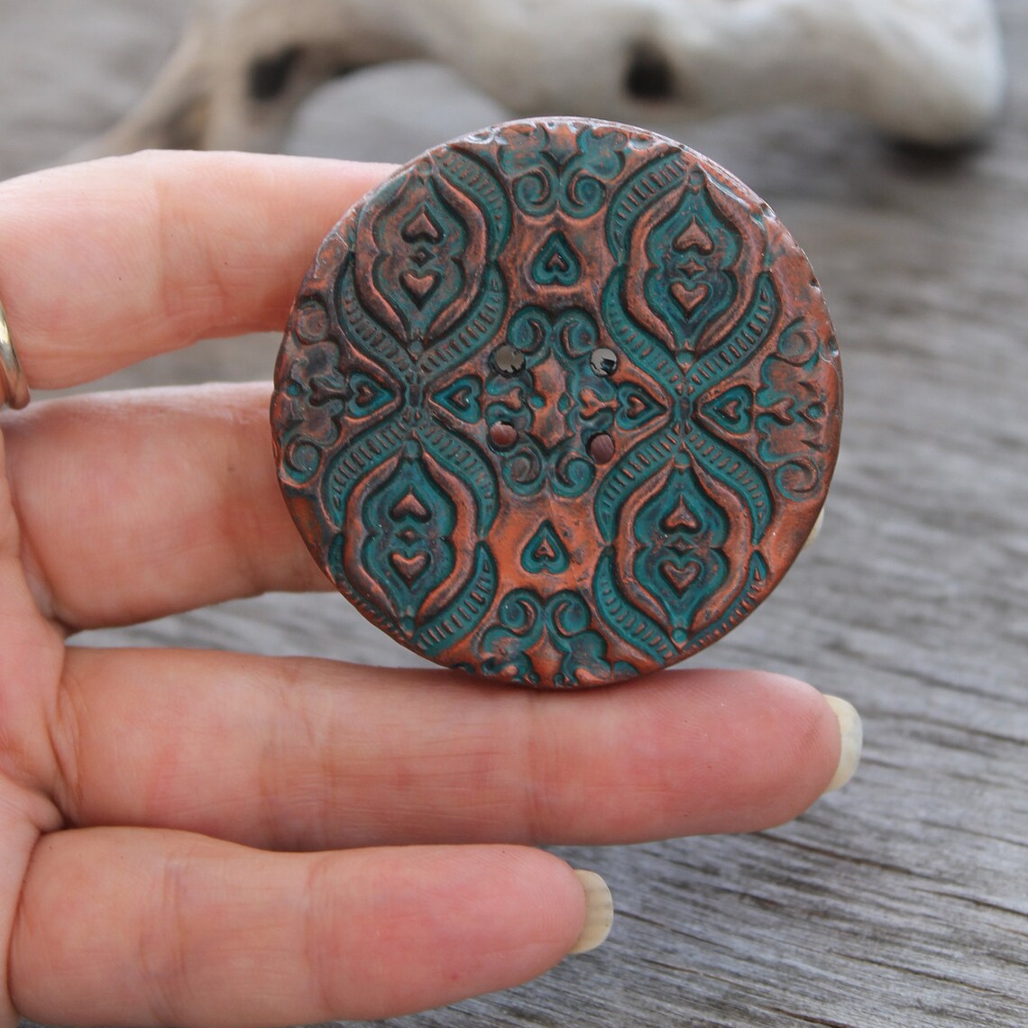 Metallic Color Large Buttons 2 Inch Sewing Buttons Textured - Etsy