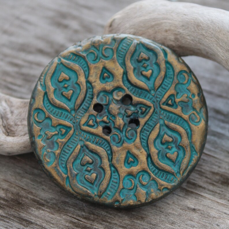 Metallic Color Large Buttons 2 Inch Sewing Buttons Textured - Etsy