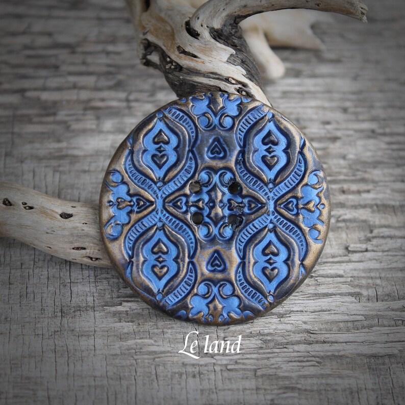 Metallic Color Large Buttons 2 Inch Glamorous Buttons Textured - Etsy