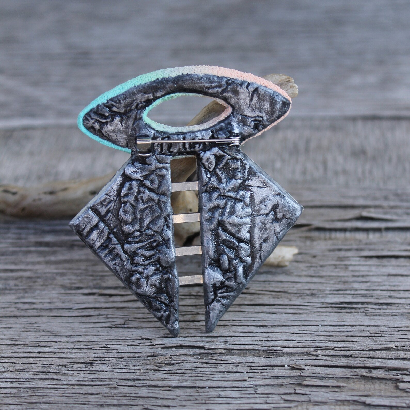 Modern Brooch Unique Gift for Women Art Brooch Contemporary - Etsy