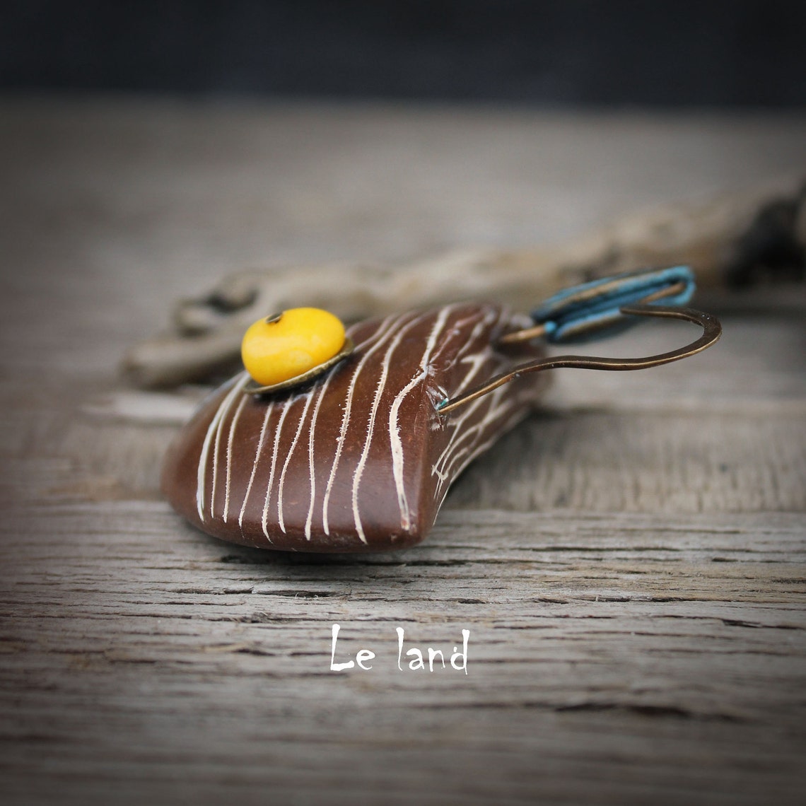 Polymer Clay Art Brooch Modern Brooch Unique Brooch Pin - Etsy