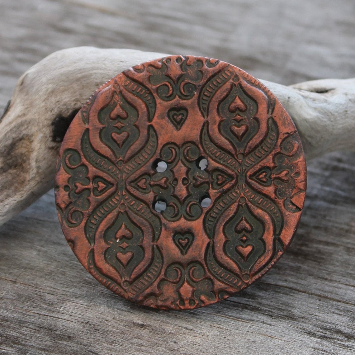 Metallic color large buttons 2 inch sewing buttons textured | Etsy