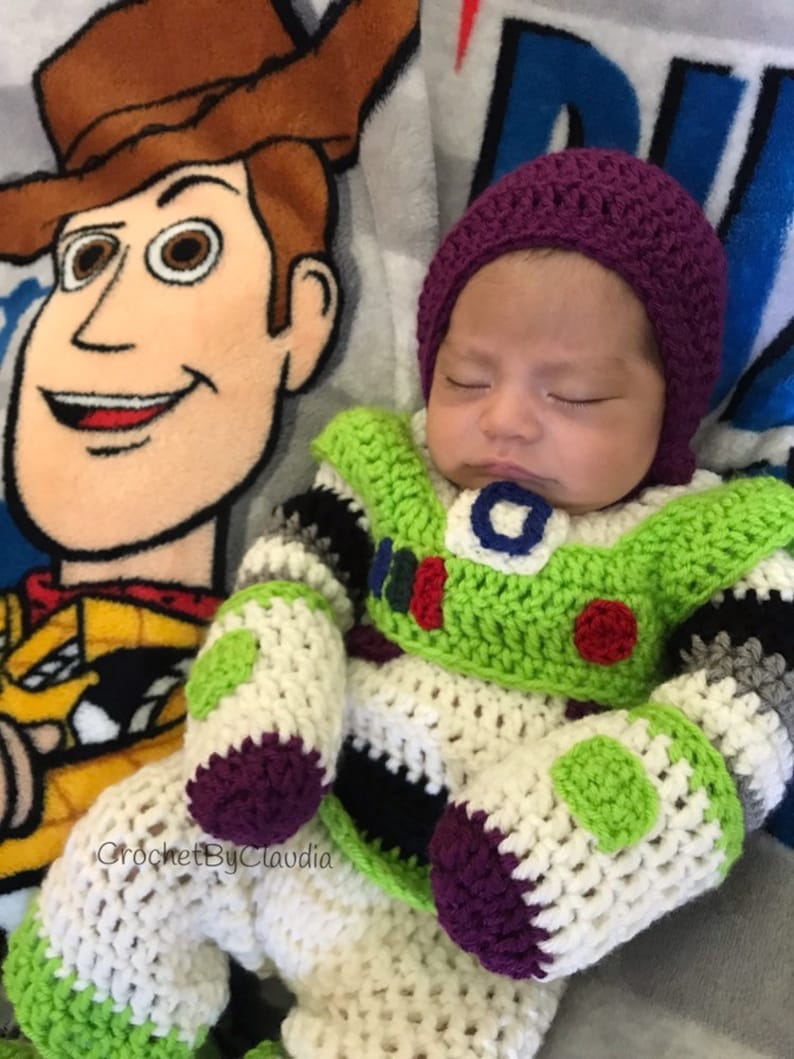 Crochet Buzz Lightyear Photoprop Set/buzz Lightyear Costume/newborn ...